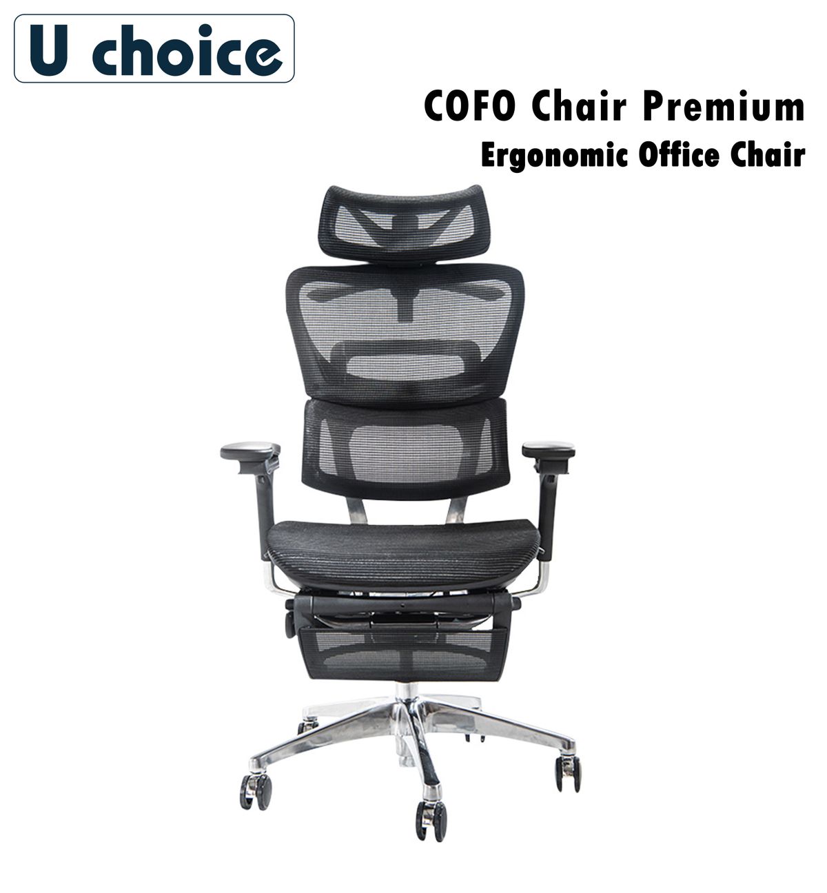 U Choice | COFO_Chair Premium Ergonomic Office Chair | Color : Black ...