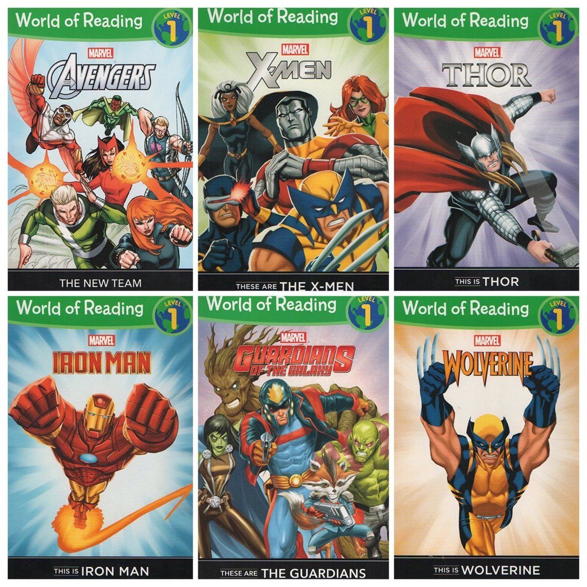 MARVEL | World of Reading - Marvel Hero Story ( 6 Books ) | HKTVmall 香港 ...