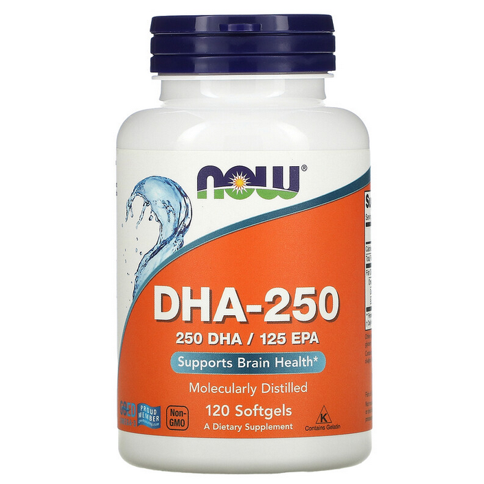 NOW Foods | DHA-250 120粒 -每粒DHA250毫克/EPA125毫克- - 平行進口 | HKTVmall 香港最大網購平台