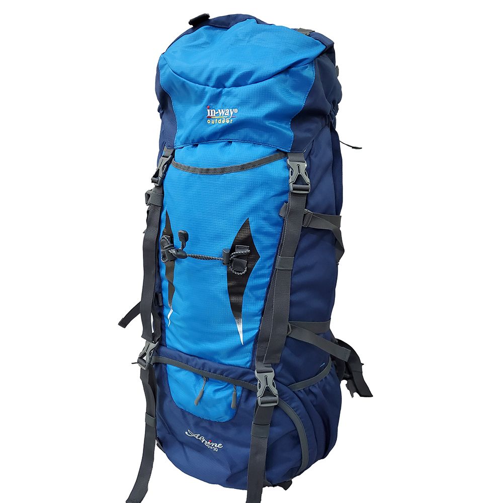 Inway | 戶外露營背囊 Alpine 60+10 Backpack Lake Blue | HKTVmall 香港最大網購平台