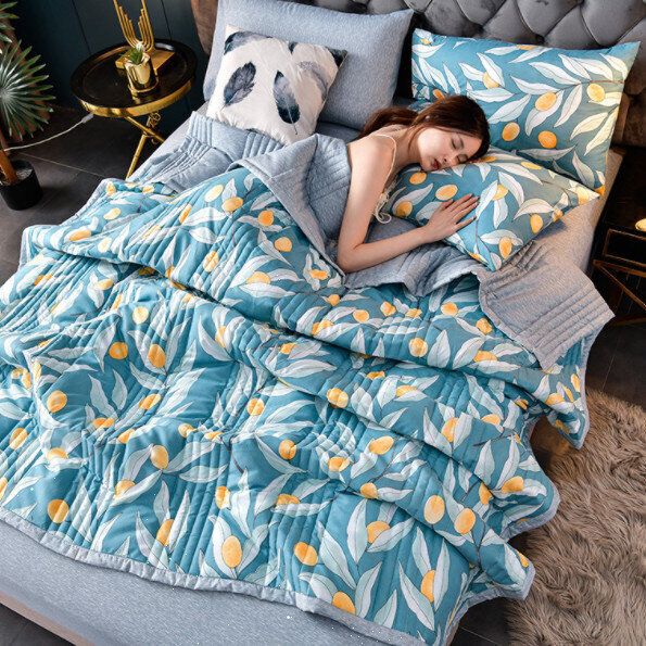 全城熱賣 | 小清新水洗夏涼被(金桔)【200x230cm】 | HKTVmall 香港最大網購平台