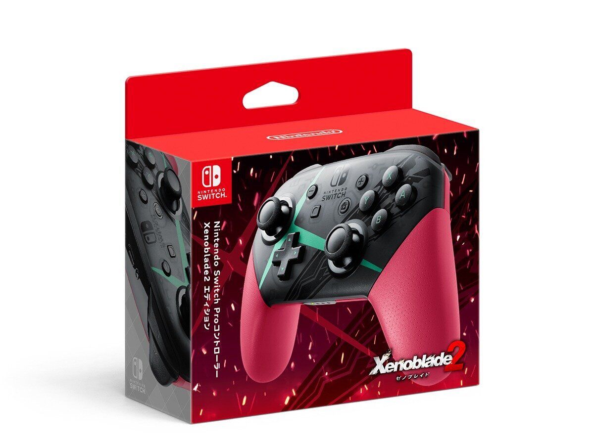 任天堂 | 任天堂原裝 Switch Pro Controller 無線手掣 (異度神劍 2 限定版, 香港行貨) | HKTVmall 香港最大網購平台