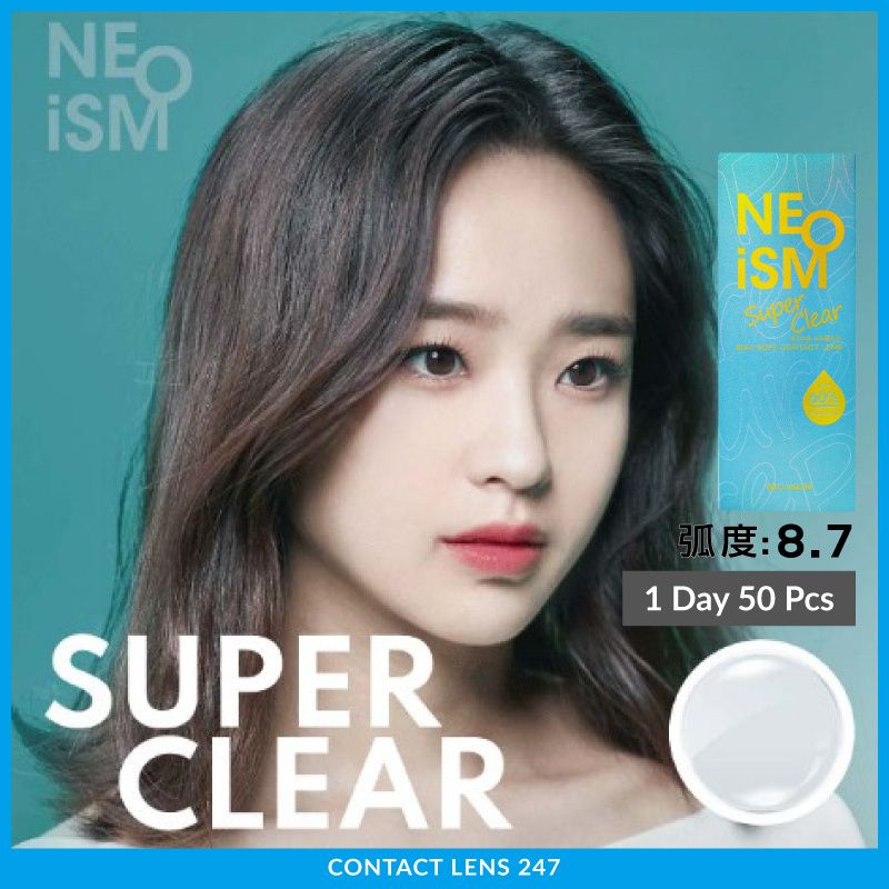 NEOISM | Neoism 1 Day Super Clear 每日即棄隱形眼鏡50片 [平行進口] | 度數 : -1.00 ...