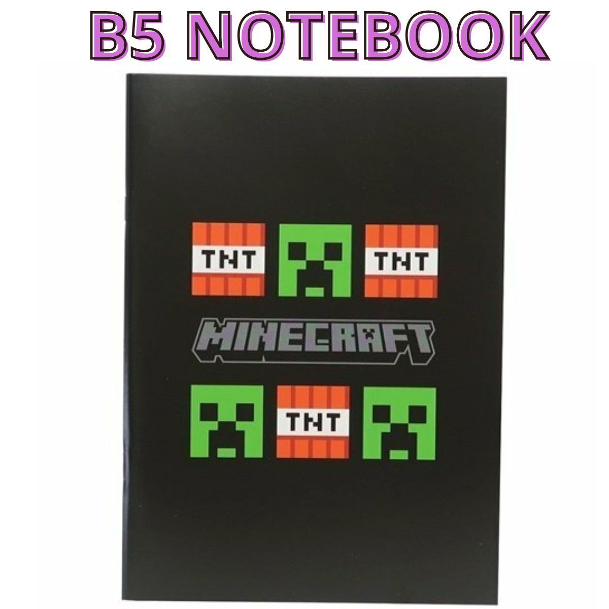 Minecraft | 日本製Minecraft B5 筆記簿 間條筆記簿 notebook (Style B) 平行進口 ...