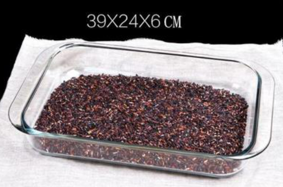 DDS | 微波爐 /光波爐/電烤箱長方形鋼化玻璃燒烤盤(3.5L)(尺寸:39*24*6CM)#N319_002_082 | HKTVmall 香港最大網購平台