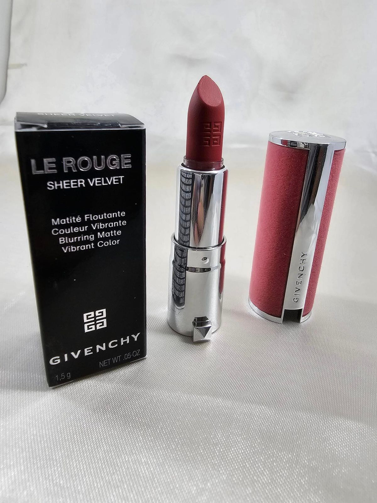 GIVENCHY | LE ROUGE SHEER VELVET 1.5g (#27 ROUGE INFUSE) (Travel Size ...