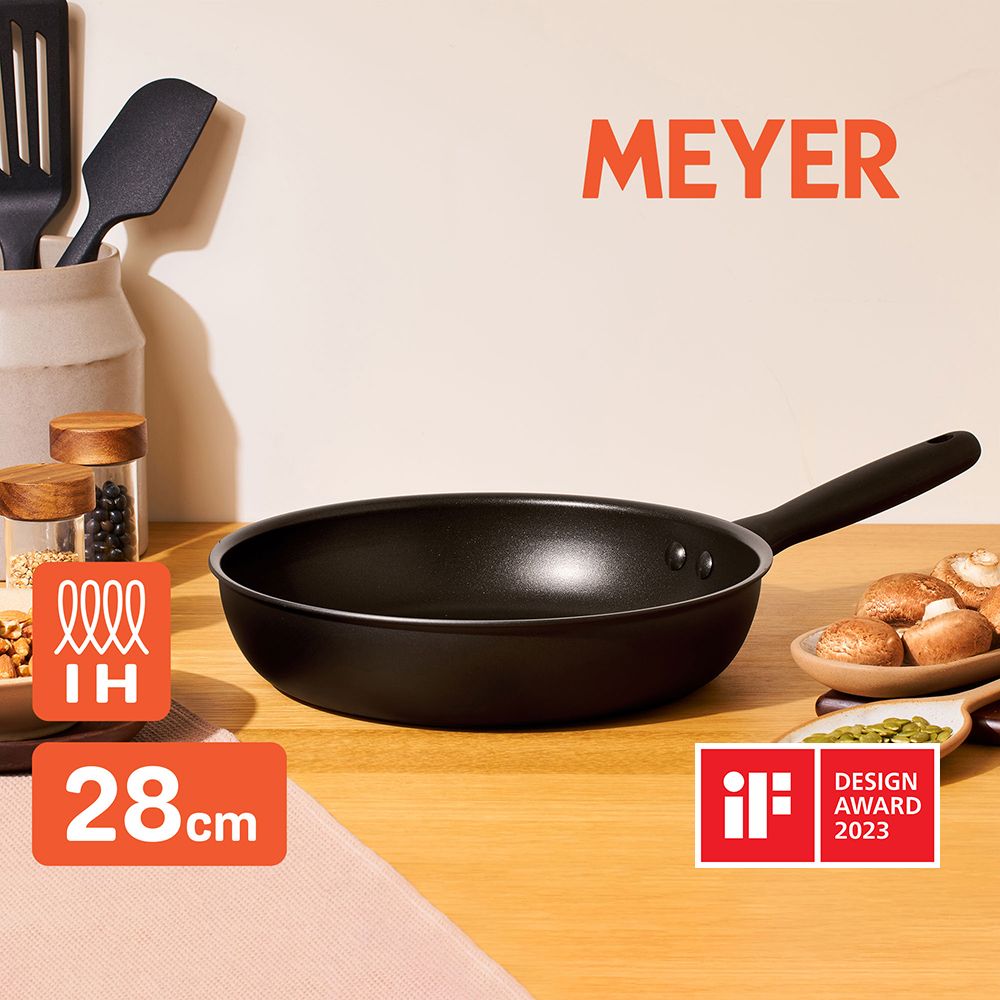 美亞 | (電磁爐適用) 28CM 陽極氧化易潔煎鍋 - Midnight (#85094-TE07) | HKTVmall 香港最大網購平台