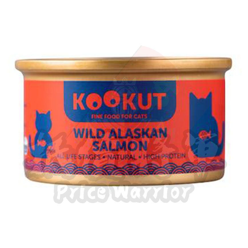 KOOKUT | KOOKUT 貓罐頭 天然野生阿拉斯加三文魚 70G #貓糧 (濕) #KOOKUT #貓罐頭 #貓罐 #貓濕包 #貓濕糧 ...