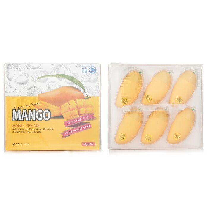 3W CLINIC | Hand Cream - Mango 45g x 6 - [平行進口] | HKTVmall 香港最大網購平台