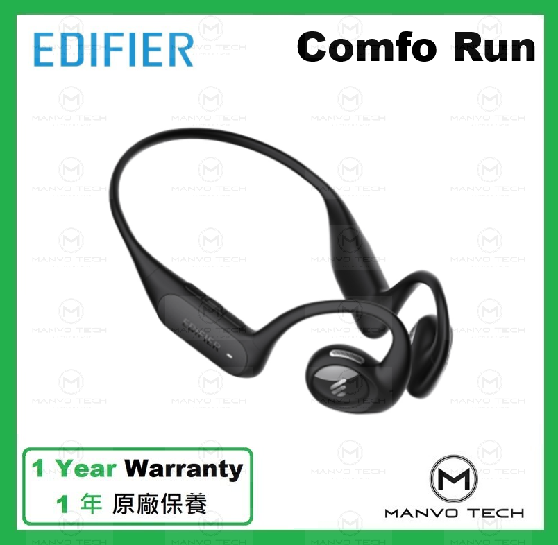 EDIFIER | Comfo Run 開放式 立體聲 無線 運動 耳機 - 黑色 | 顏色 : 黑色 | HKTVmall 香港最大網購平台