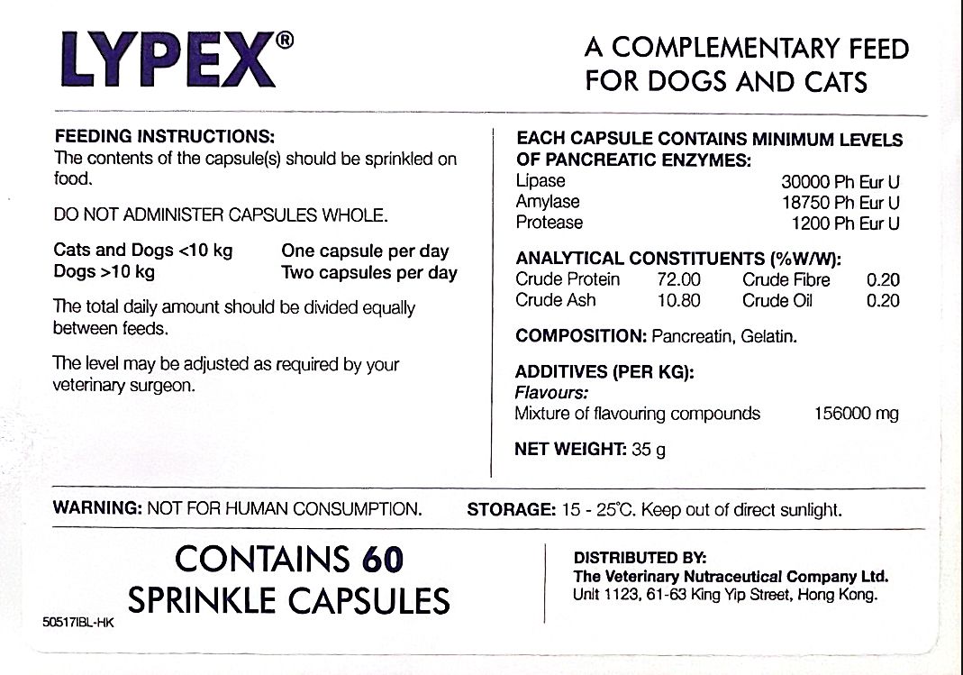 VetPlus | Lypex For Dogs and Cats 60 Capsules | HKTVmall The Largest HK ...