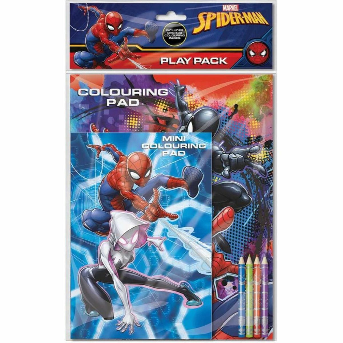 MARVEL | 蜘蛛俠 Spider Man Colouring Book Kids Art Pencils & Colouring ...