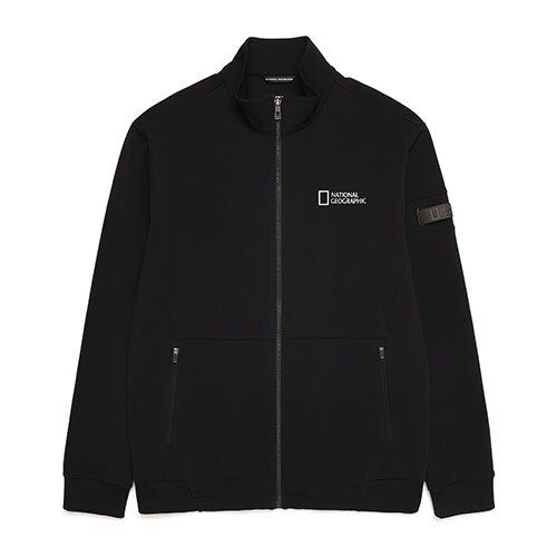 National Geographic | HAZEL Tricot 高領拉錬外套 | 顏色 : Black黑色 | 尺碼 : 100 ...