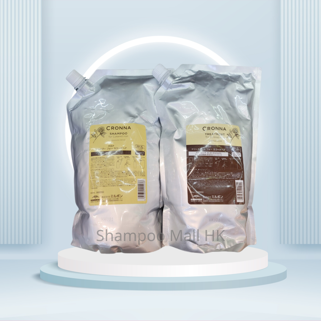 Milbon | Cronna Shampoo + Treatment for Colored Hair Set 1000ml ...