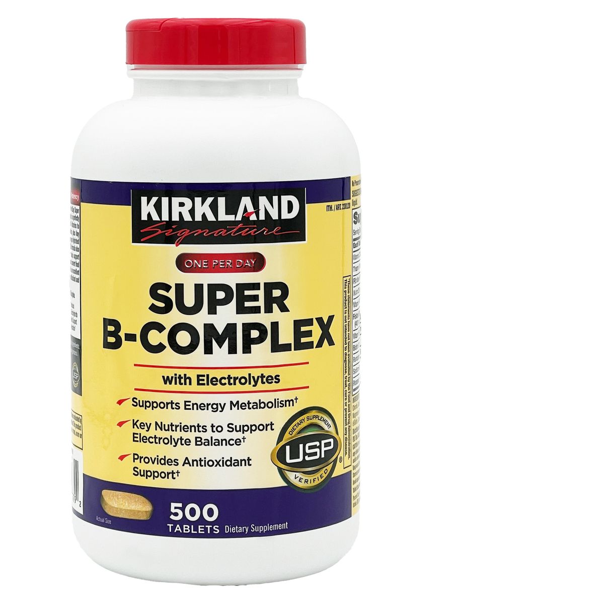 Kirkland Signature | Super B-Complex with Electrolytes 500 Tablets ...
