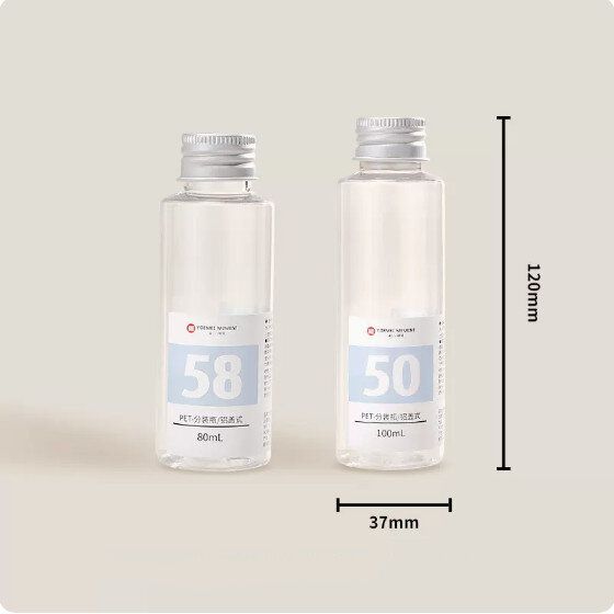 DDS | 旅行分裝瓶(鋁蓋型分裝瓶80mL+100mL)#N01_093_070 | HKTVmall 香港最大網購平台