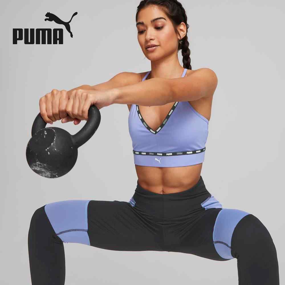 PUMA | Low Impact Puma Strong Strappy Bra 女子運動內衣 | 顏色 : 紫色 | 尺碼 : S ...